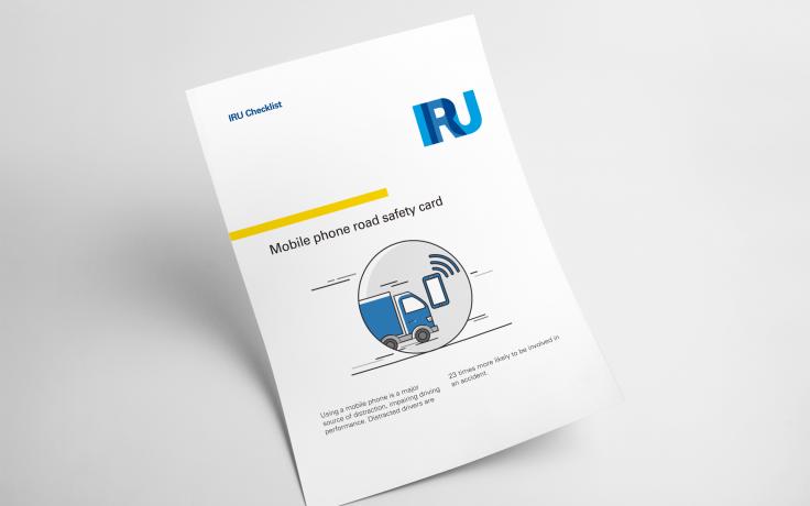 Mobile phone road safety card | IRU | World Road Transport Organisation