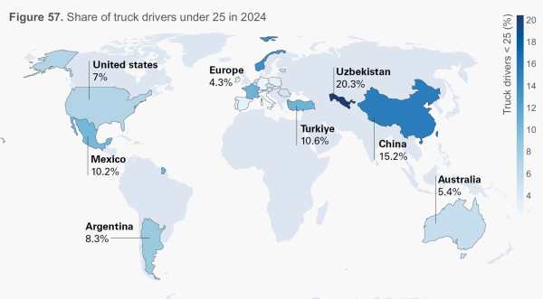 Widening age chasm compounds truck driver shortage crisis: new IRU ...
